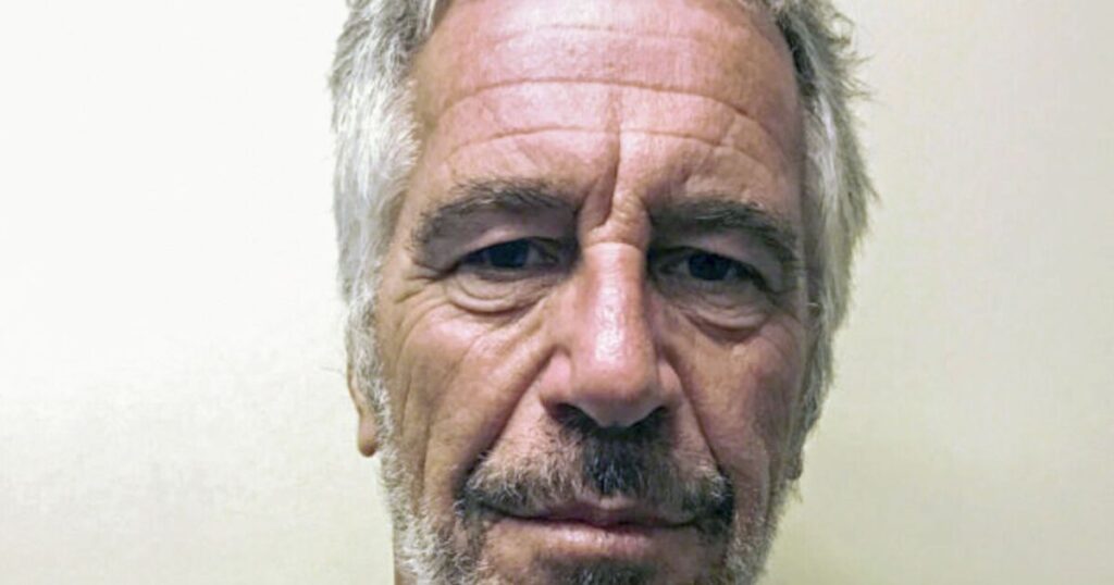 La princesse interroge Jeffrey Epstein sur le papier peint de femmes ...